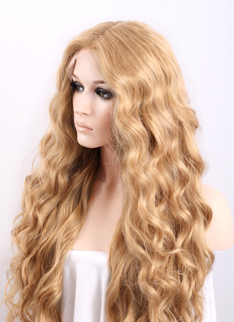 Long blonde wig real hair store