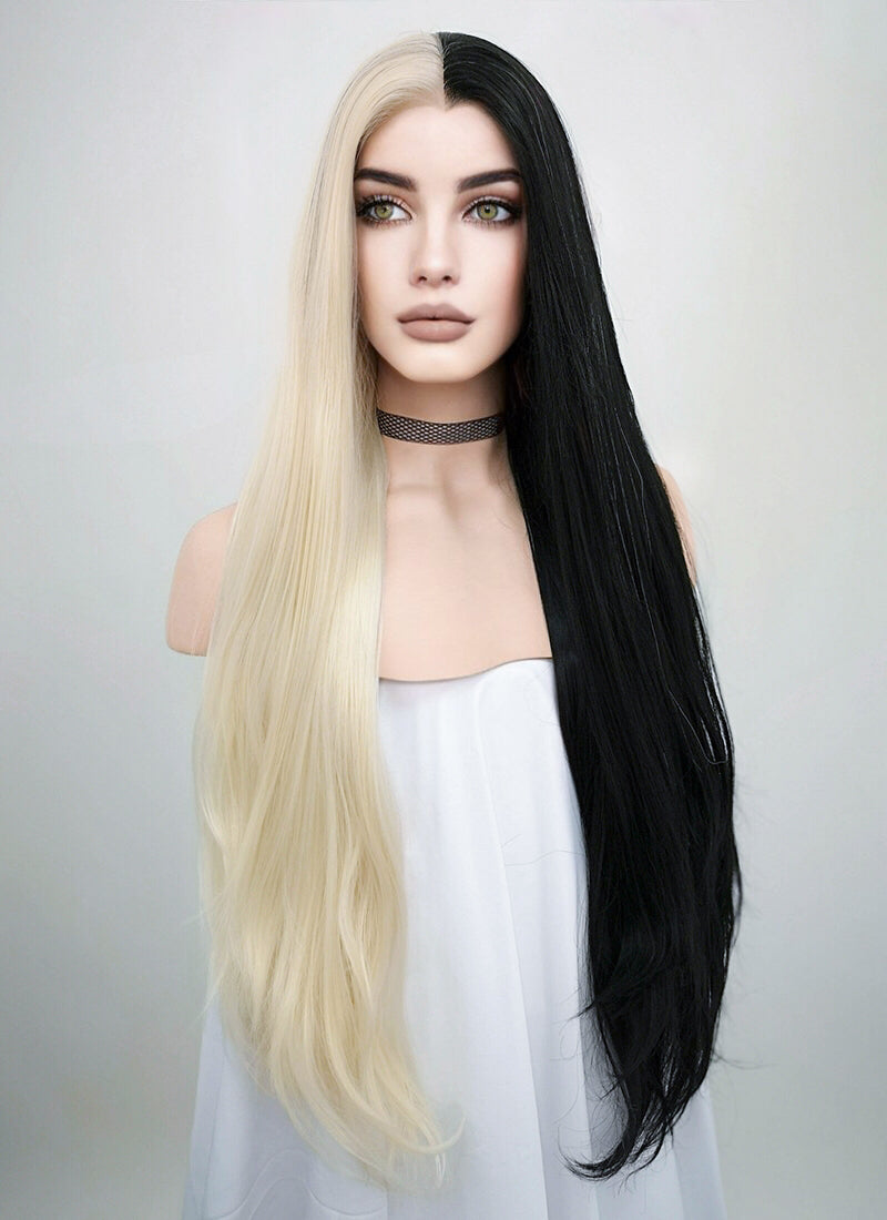 Black blonde wig store